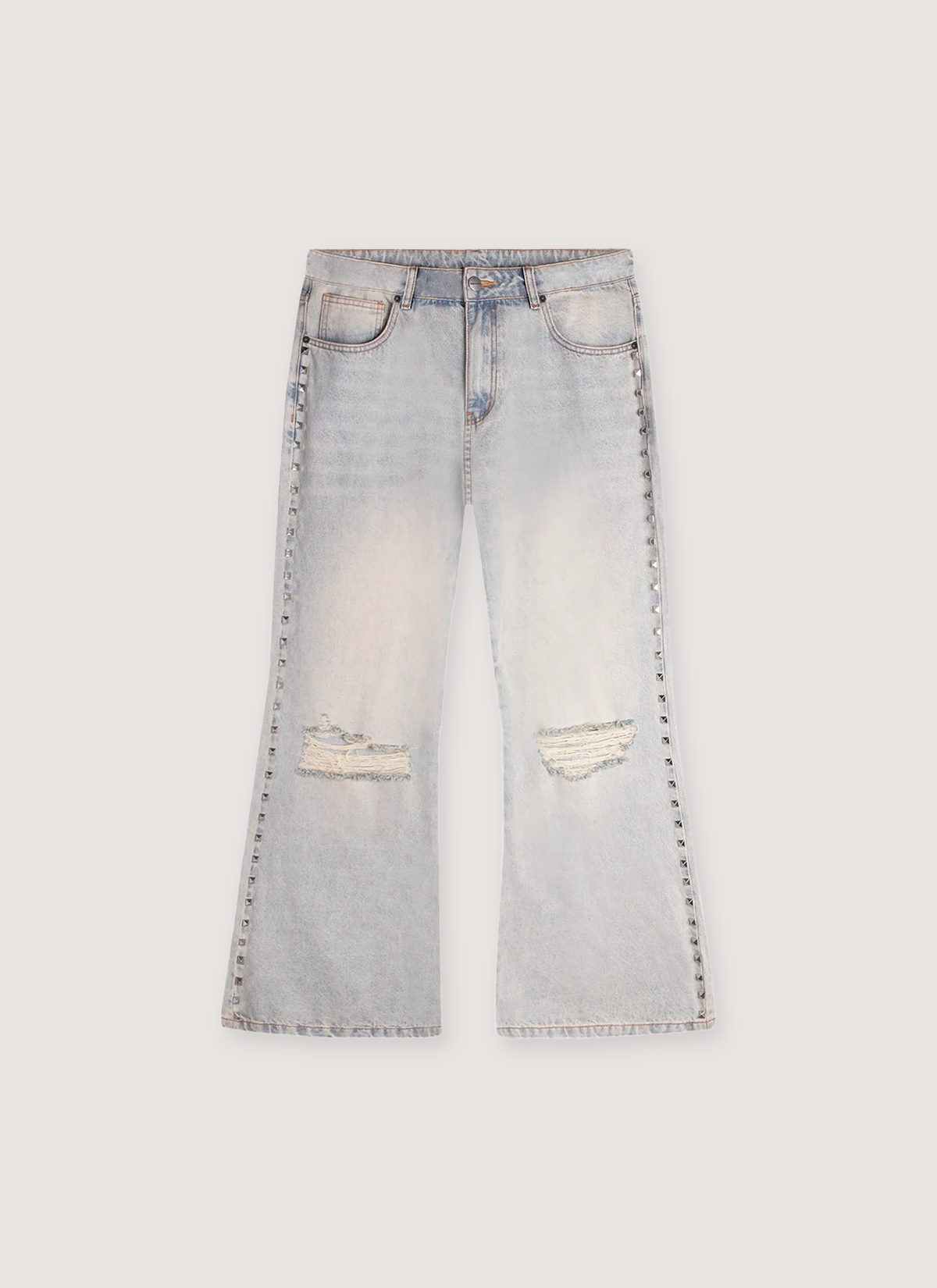 Vague Studios 85 Flared Denim Light Wash – PIECES