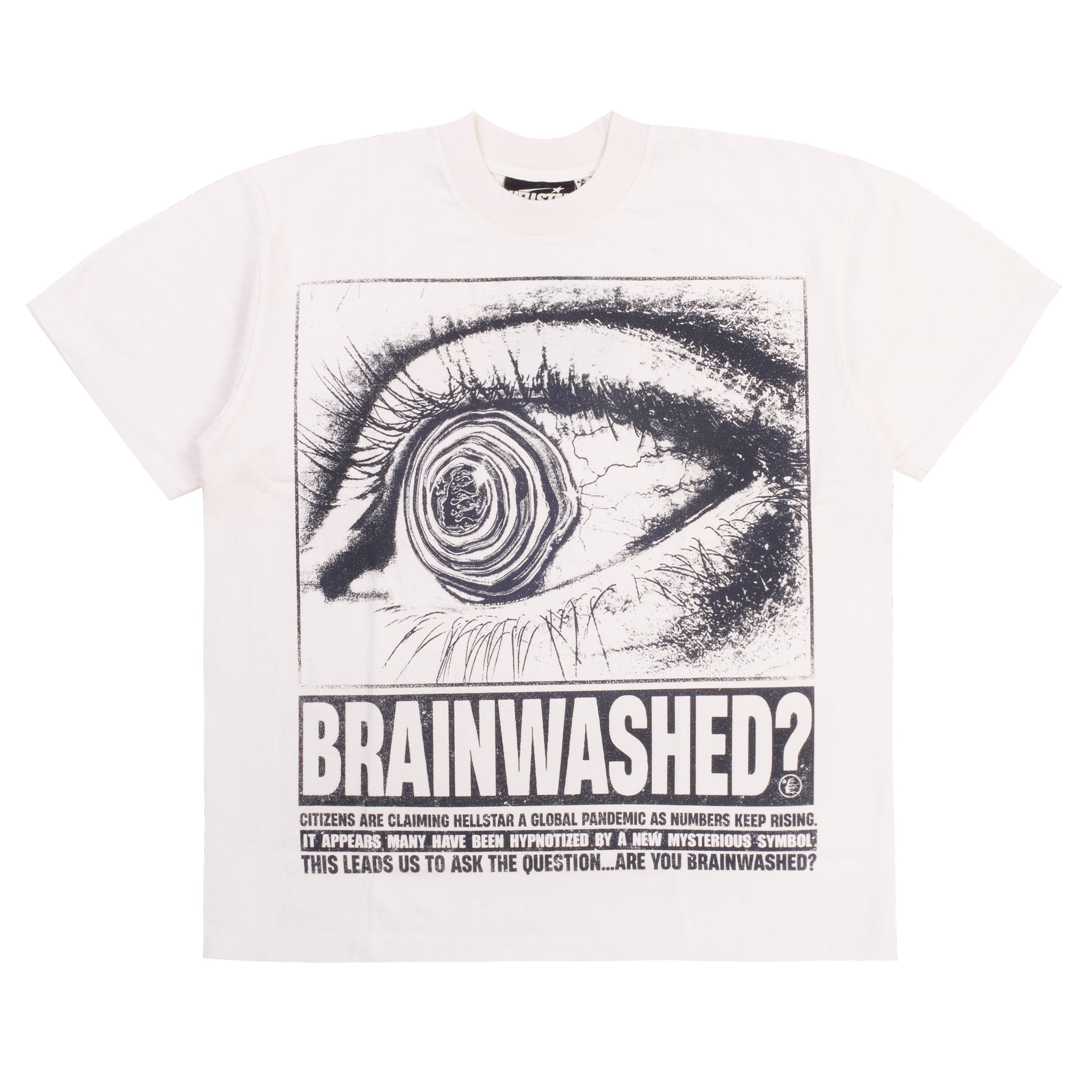 Hellstar Brainwash Tee White – PIECES