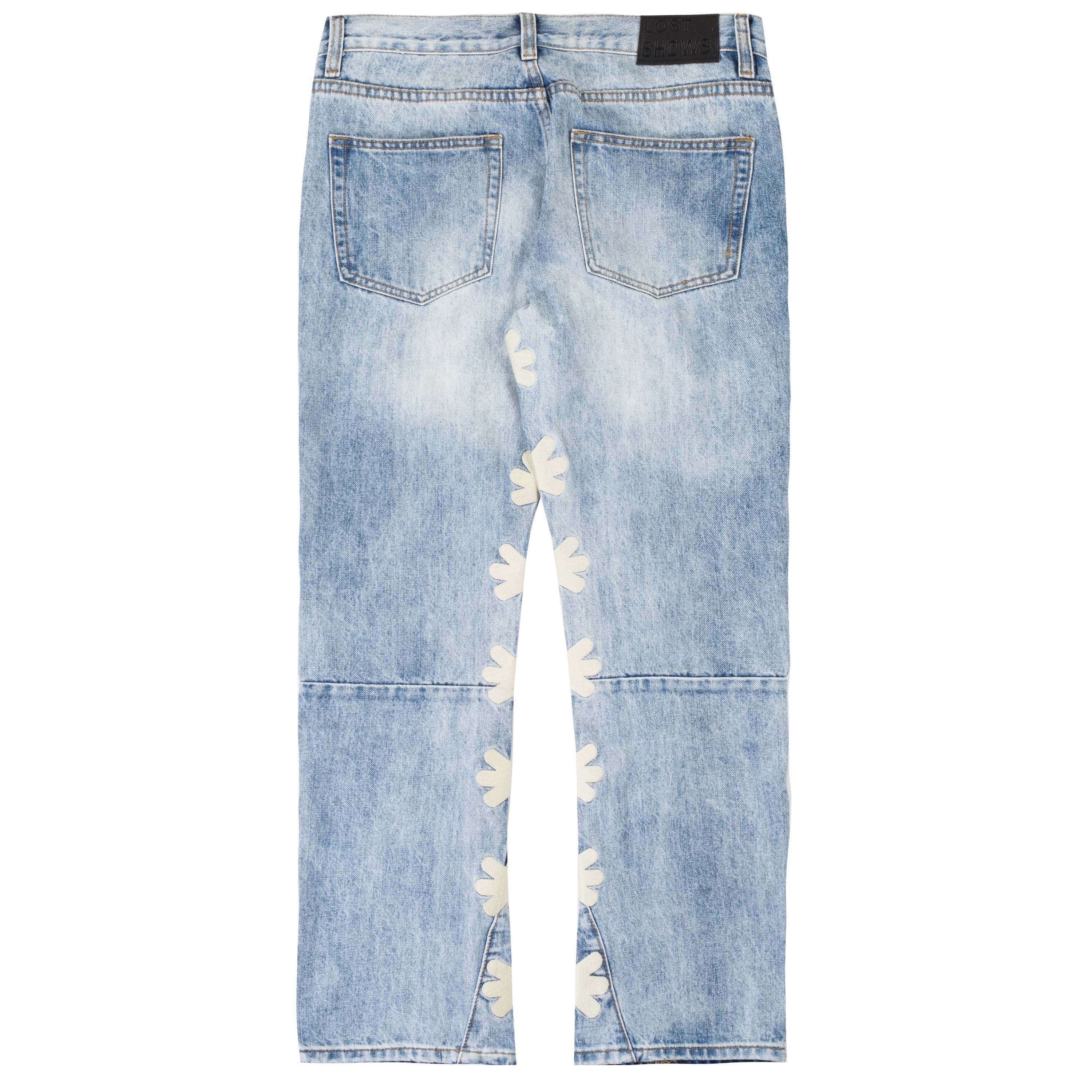 Lost SHDWS Denim Blue Bone – PIECES