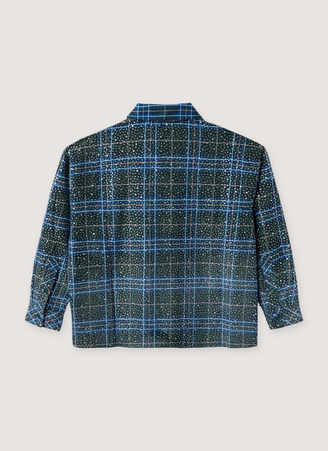 Disco Flannel Blue Green – PIECES