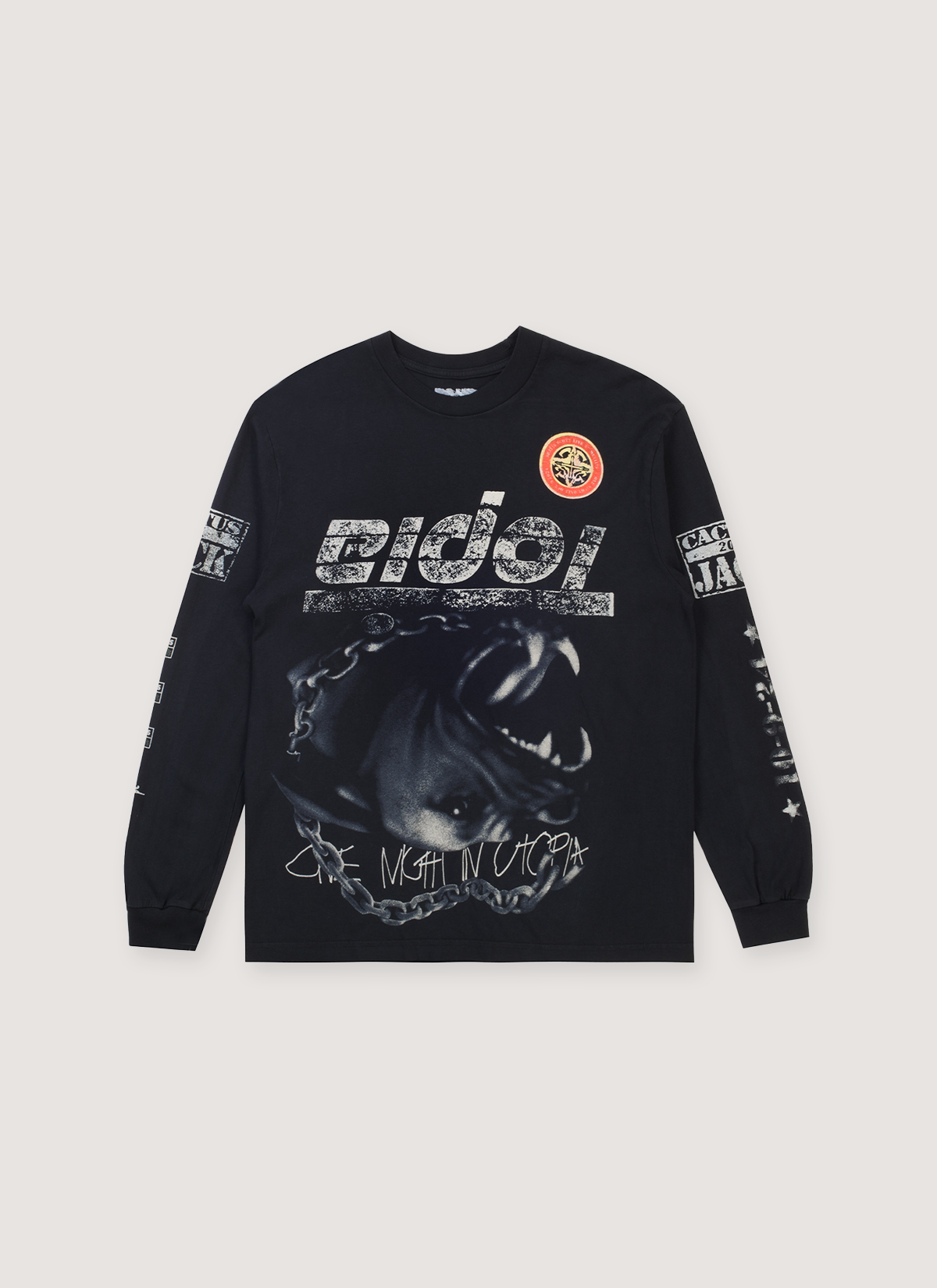 Travis Scott Eidol Long Sleeve Black – PIECES