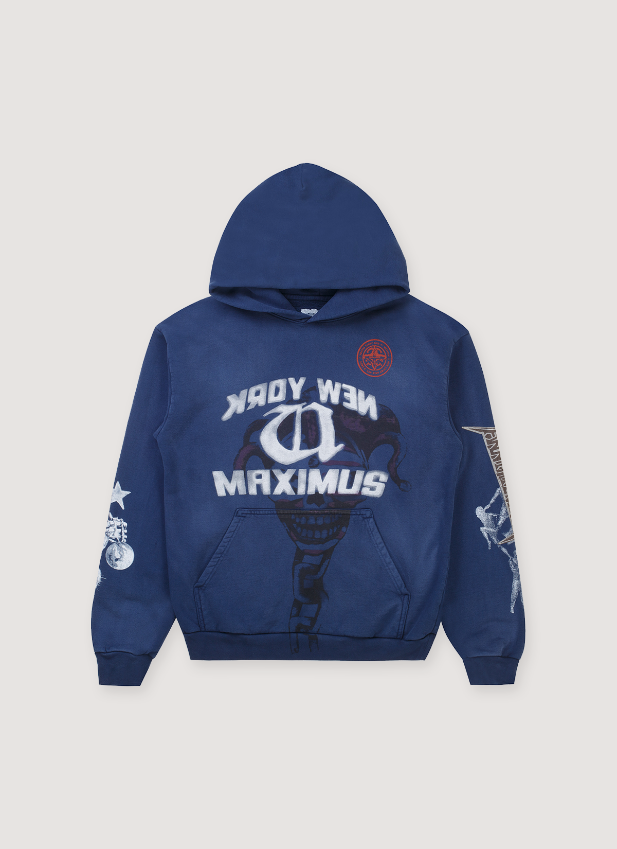 Travis Scott Maximus Metlife Sweatshirt Navy – PIECES