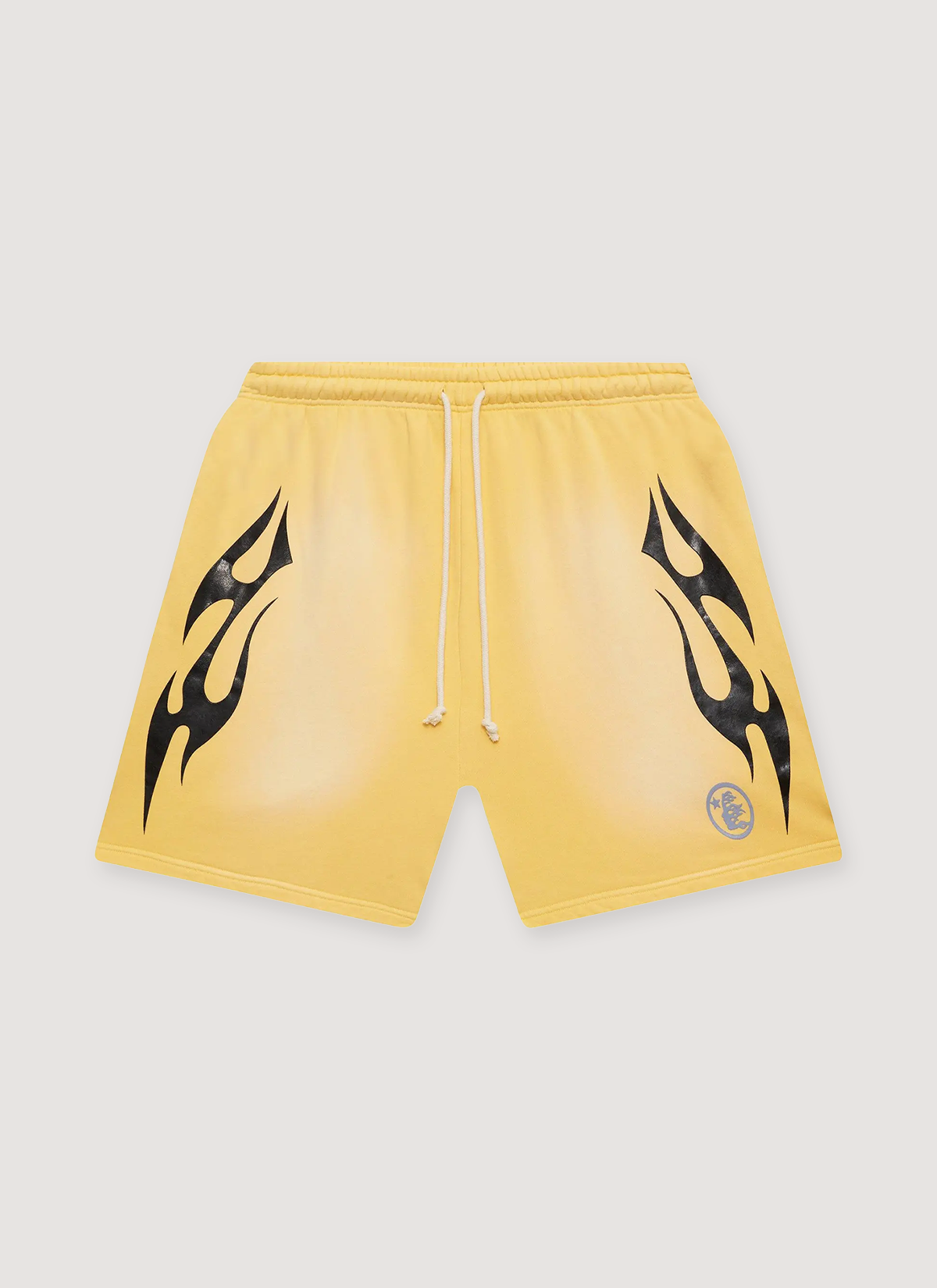 Hellstar Flame Shorts Yellow – PIECES