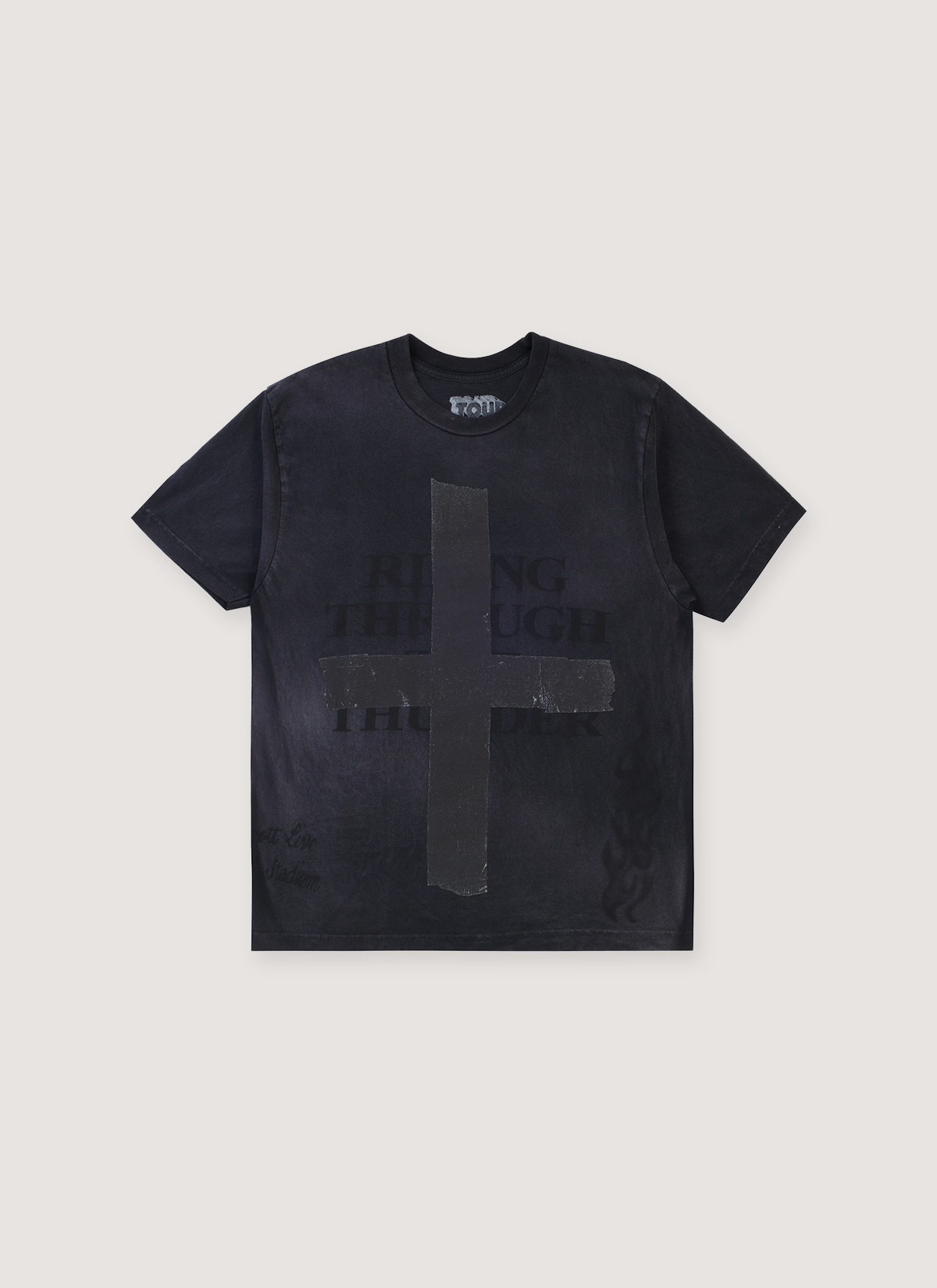 Travis Scott Metlife II Cross Tee Black – PIECES