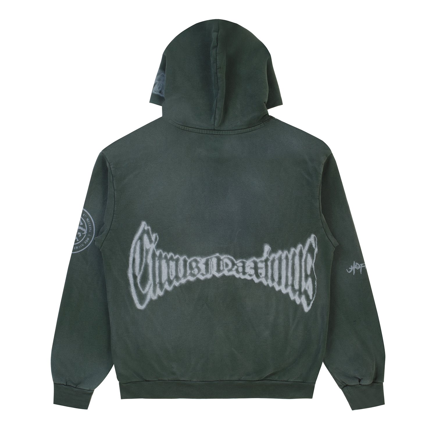 Travis Scott Metlife Flag Sweatshirt Green – PIECES