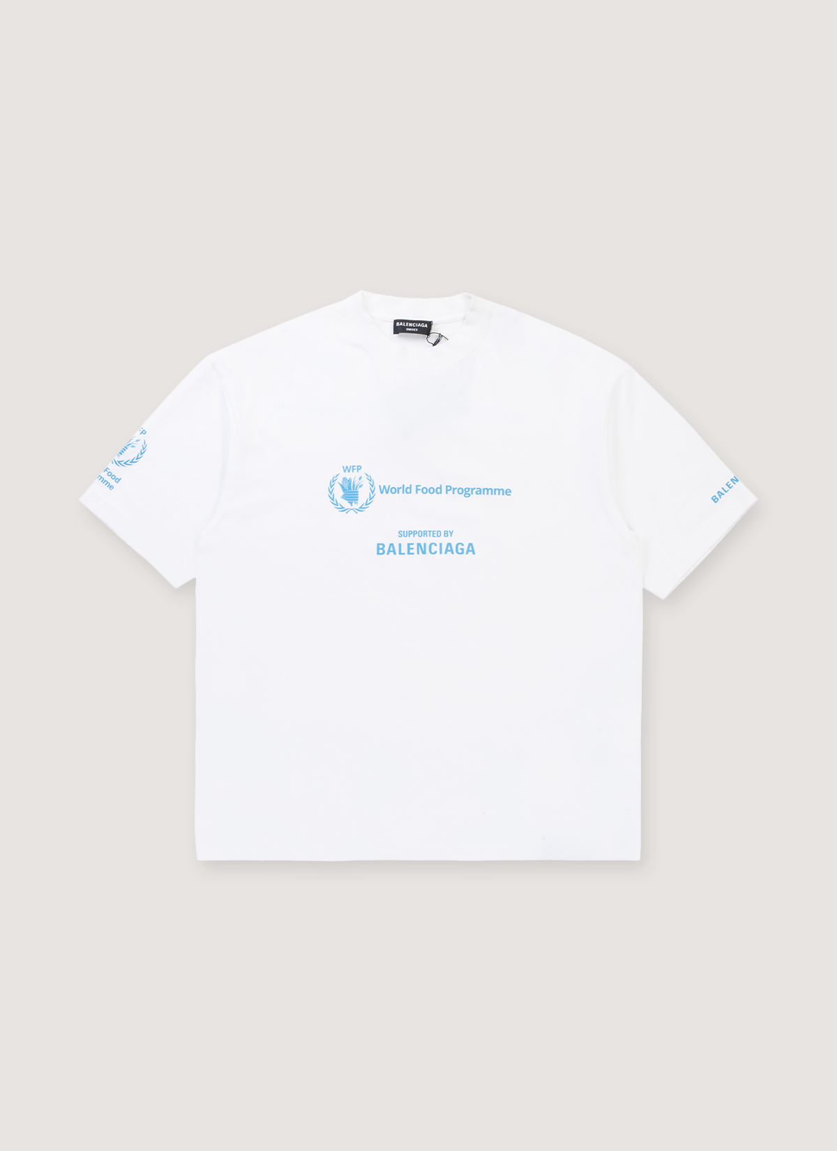 Balenciaga World Food Programme Tee White – PIECES